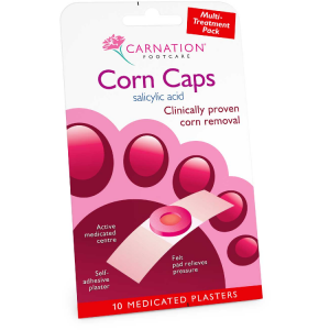 Carnation Footcare Corn Caps (Pack of 10) - ShoeInsoles.co.uk