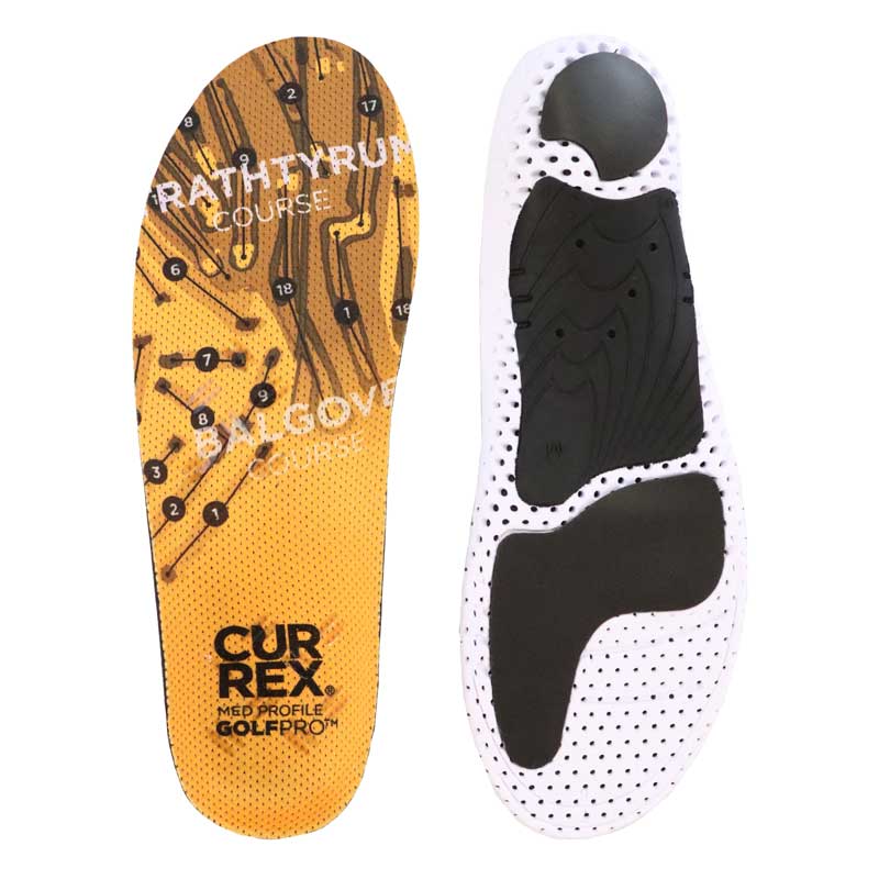 Currex GOLFPRO Medium Arch Golf Insoles - ShoeInsoles.co.uk