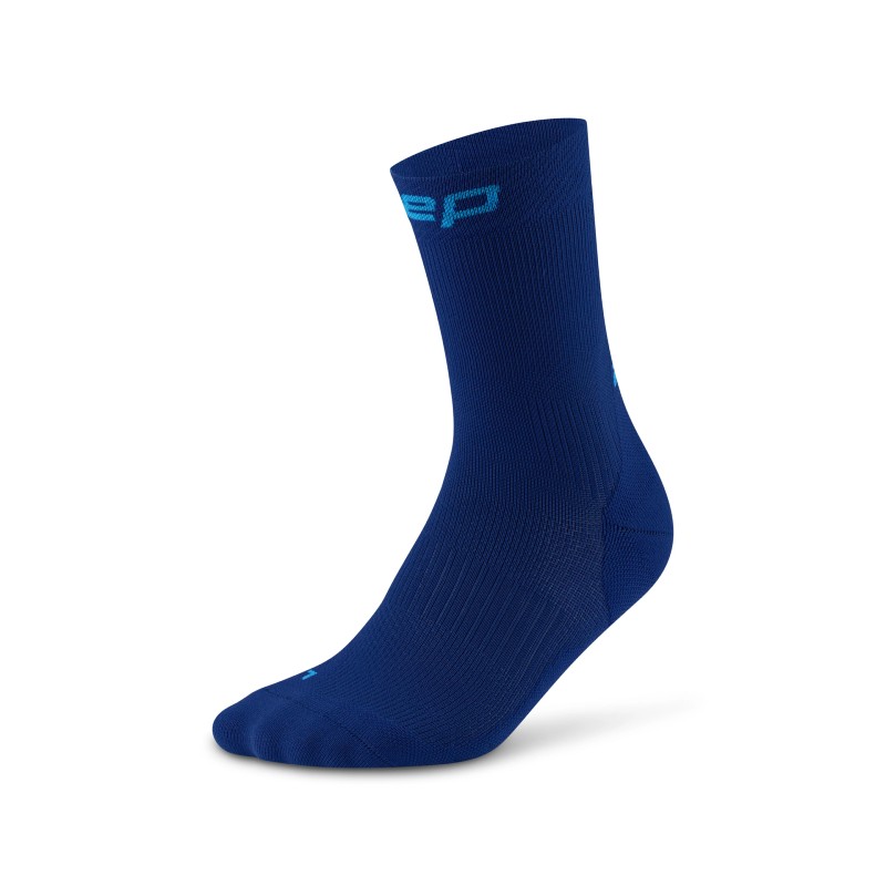 CEP Core Run 5.0 Mid-Cut Socks Men Blue - ShoeInsoles.co.uk