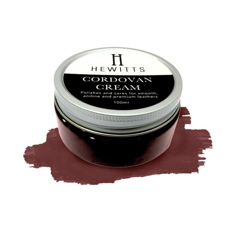 Hewitts Cordovan Leather Shoe Polishing Cream - ShoeInsoles.co.uk