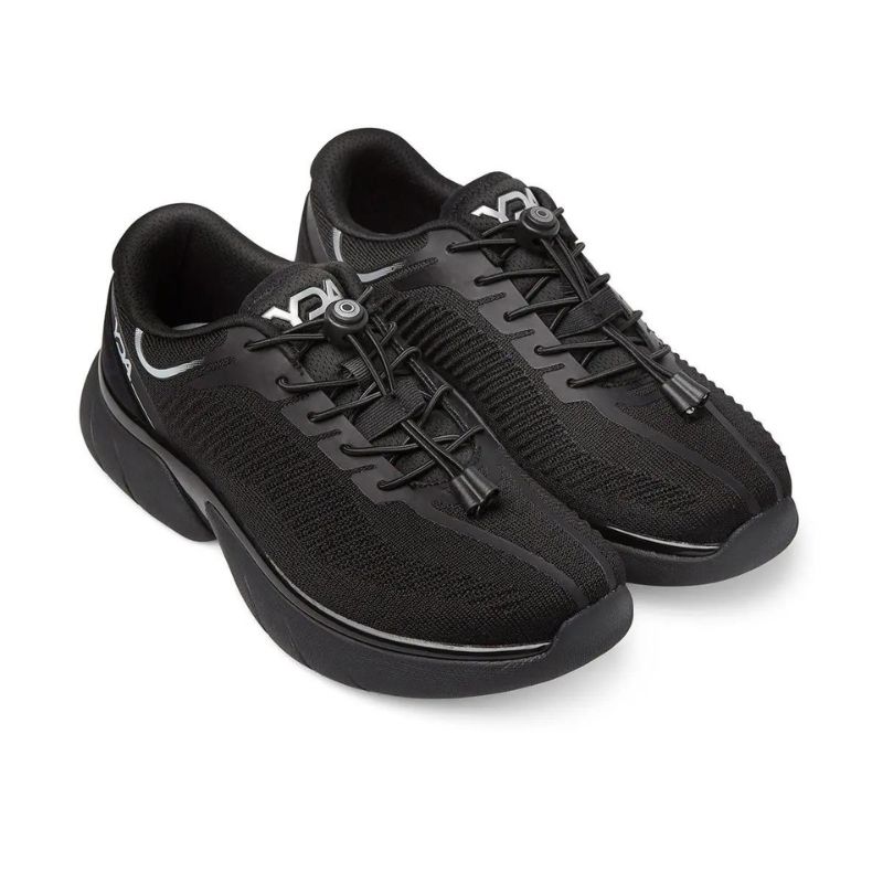 YDA Cairn Trainers for Diabetics (Black) - ShoeInsoles.co.uk