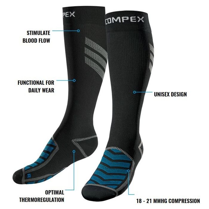 Compex Compression Recovery Socks - ShoeInsoles.co.uk