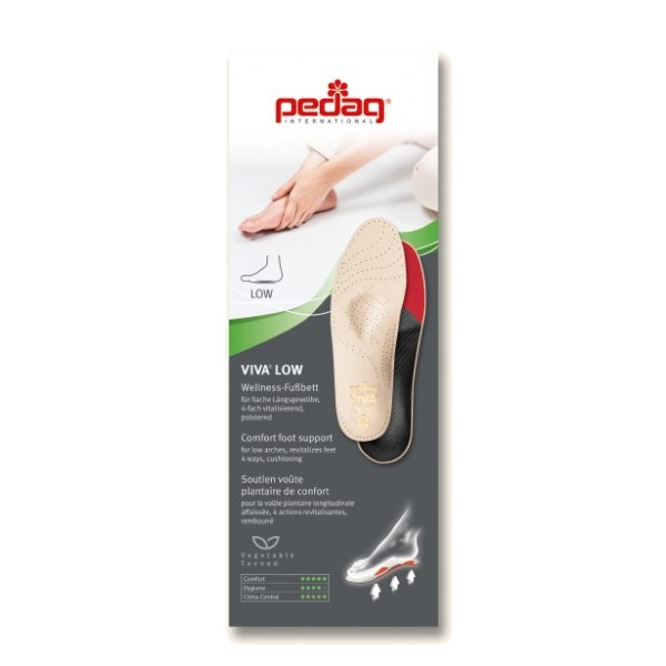 Pedag Viva Low Flat Feet Shoe Insoles - ShoeInsoles.co.uk
