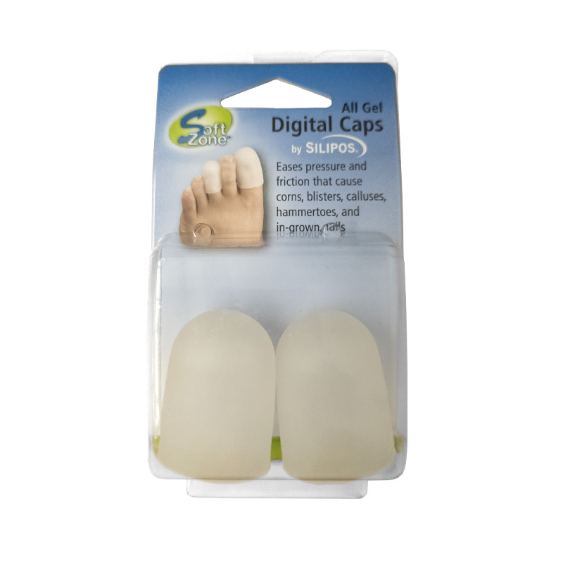 Silipos Full Gel Toe Caps (2 Pack) - ShoeInsoles.co.uk