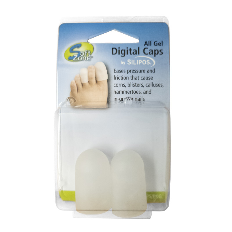 Silipos Full Gel Toe Caps (2 Pack) - ShoeInsoles.co.uk