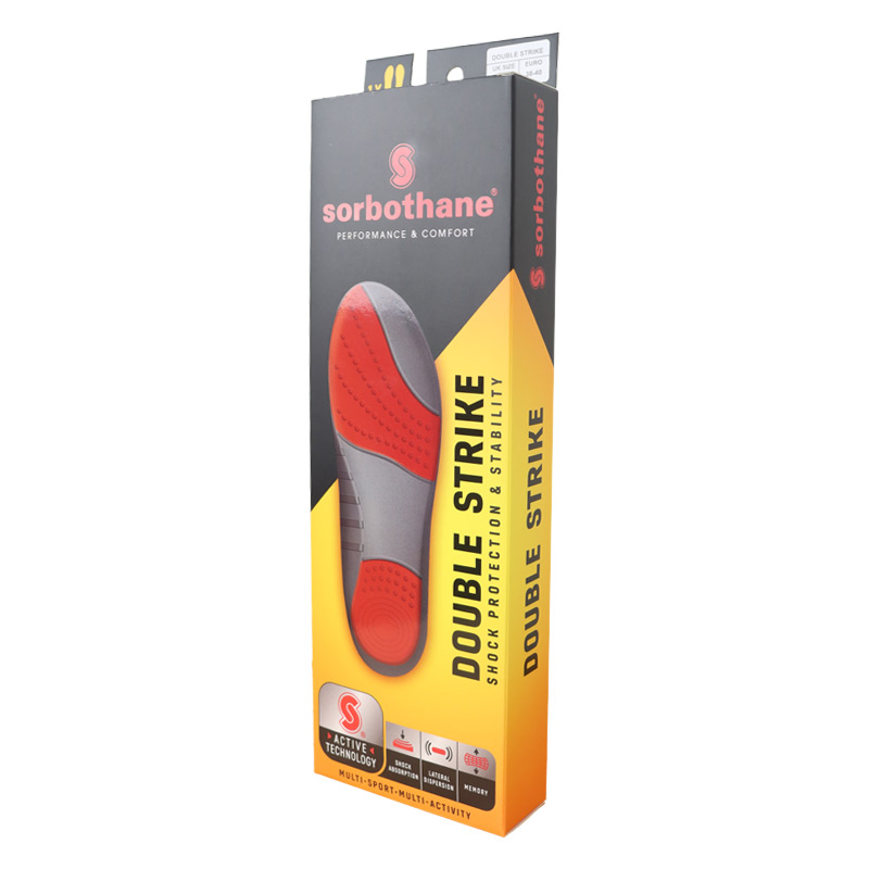 Sorbothane Shock Stopper Double Strike Insoles - ShoeInsoles.co.uk