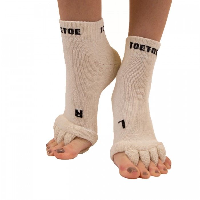 TOETOE Cotton Toe Separator Socks - ShoeInsoles.co.uk